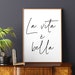 La Vita E Bella PRINTABLE Poster Italian Wall Art - Etsy