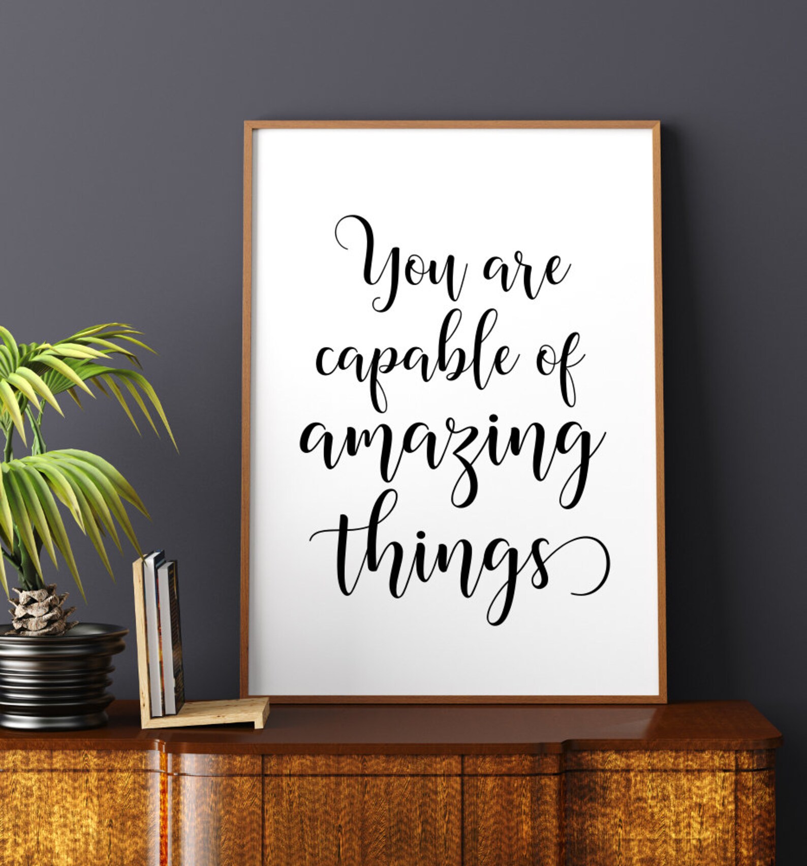 You Are Capable of Amazing Things PRINTABLE Wall Art - Etsy