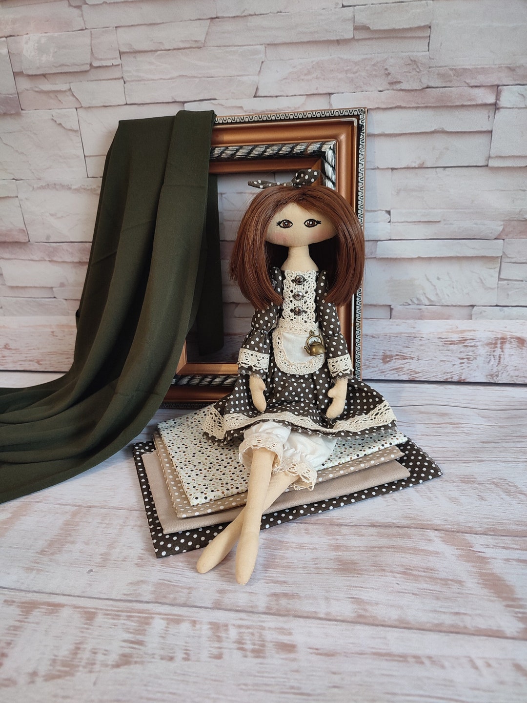 OOAK Art Doll Homemaker Tilda Interior Doll Poseable Art Doll - Etsy