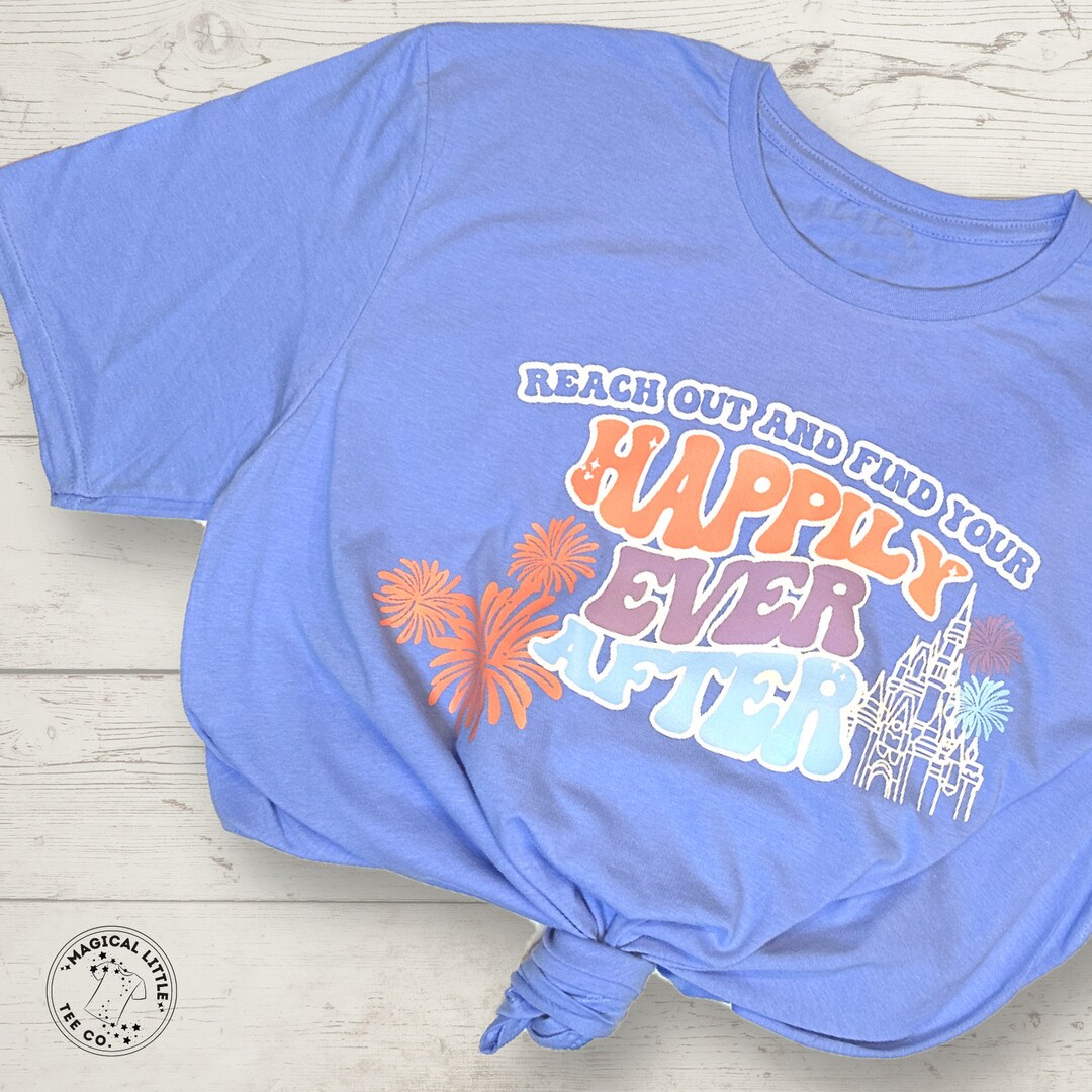 Happily Ever After Tee | Disney Fireworks Tee | Walt Disney World Tee ...
