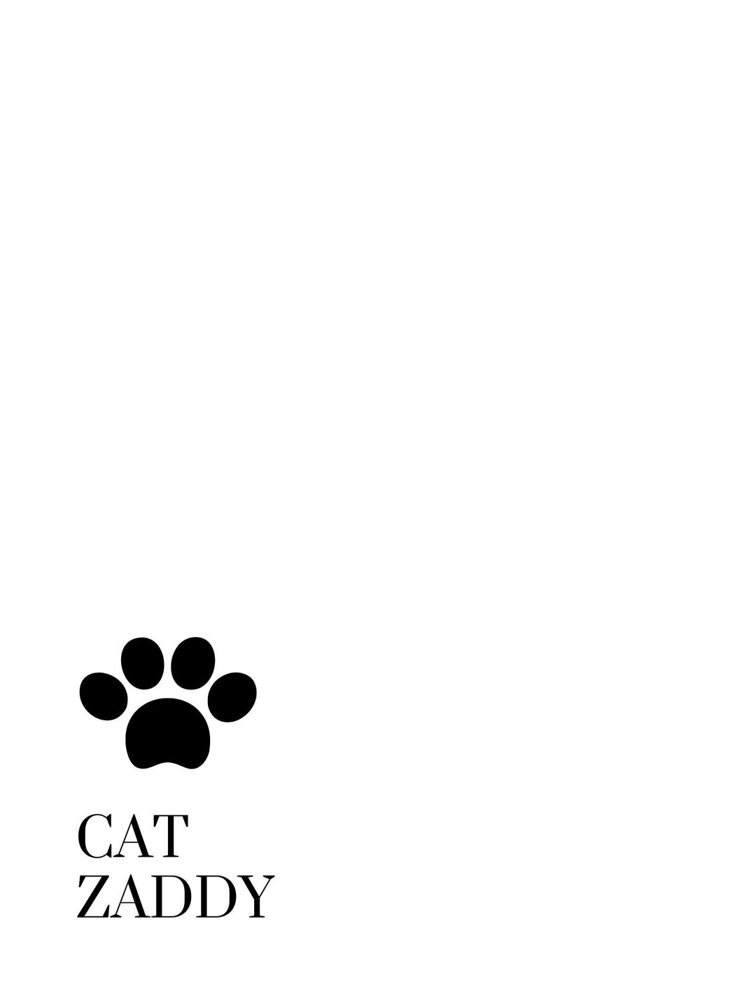 Cat Zaddy Printable Wall Art - Etsy