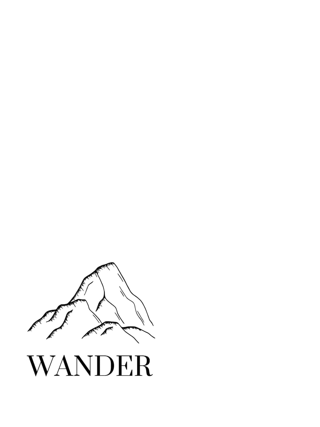 Printable Wander Wall Art - Etsy