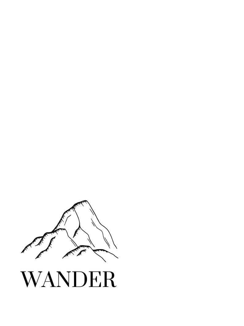 Printable Wander Wall Art - Etsy
