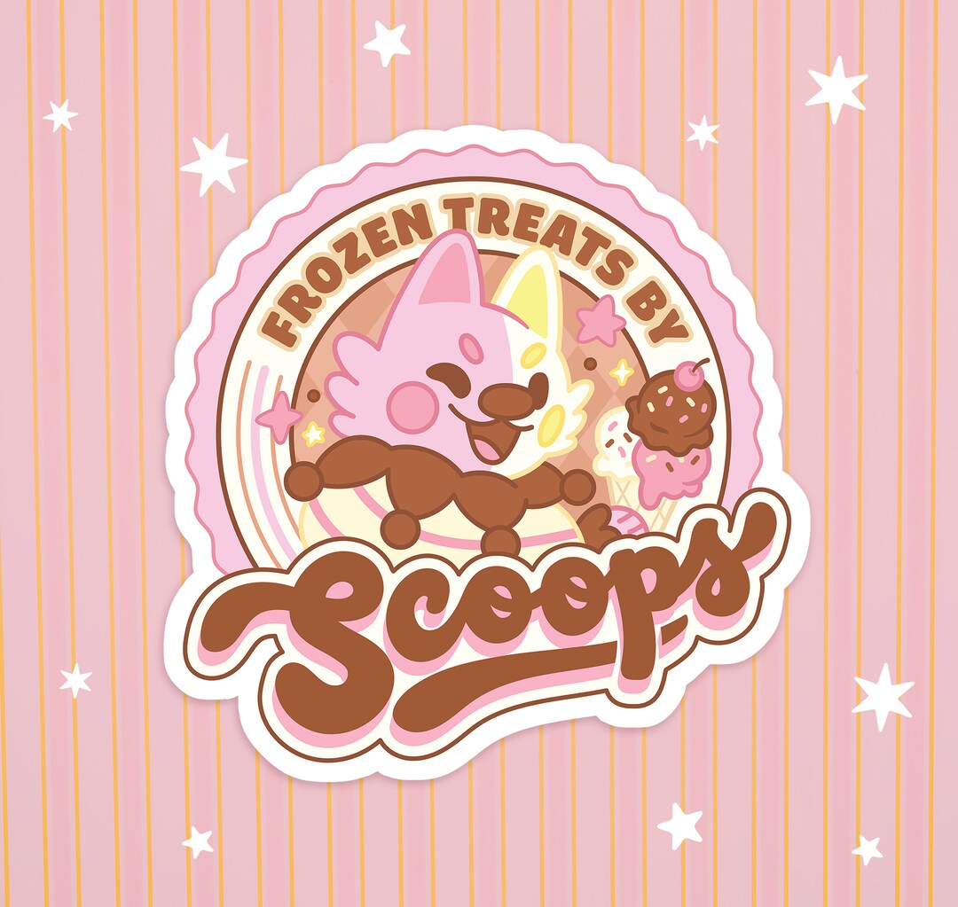 Scoops Sticker - Etsy
