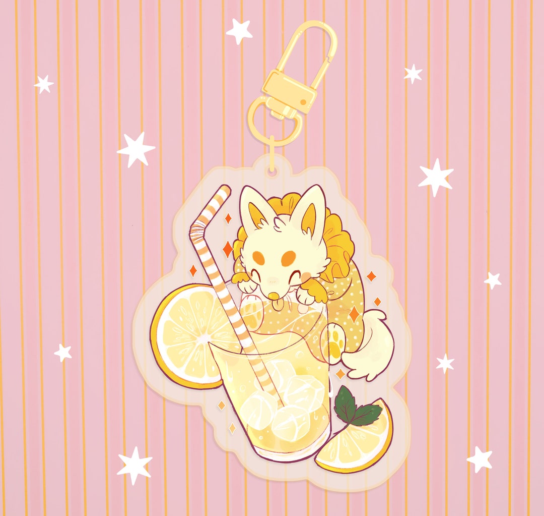 Juice Acrylic Keychain - Etsy