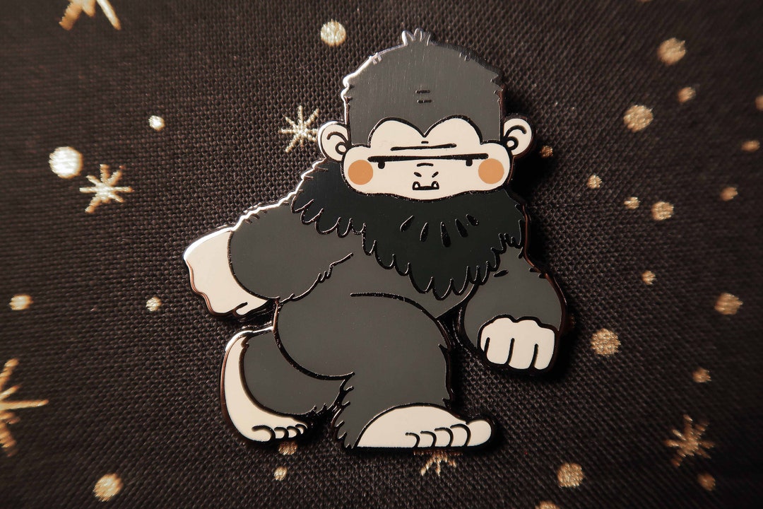 Bigfoot Enamel Pin - Etsy