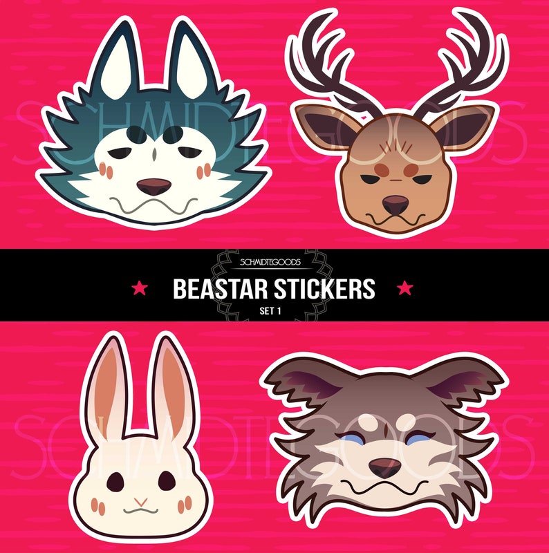 Beastars Sticker Sets | Etsy