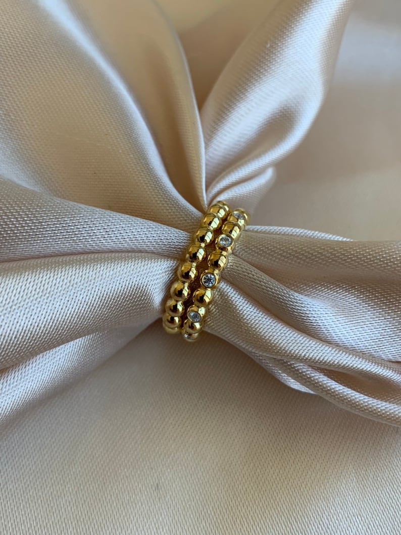 Sterling Silver Bead Ring Bubble Ring Ball Ring Dot Ring - Etsy