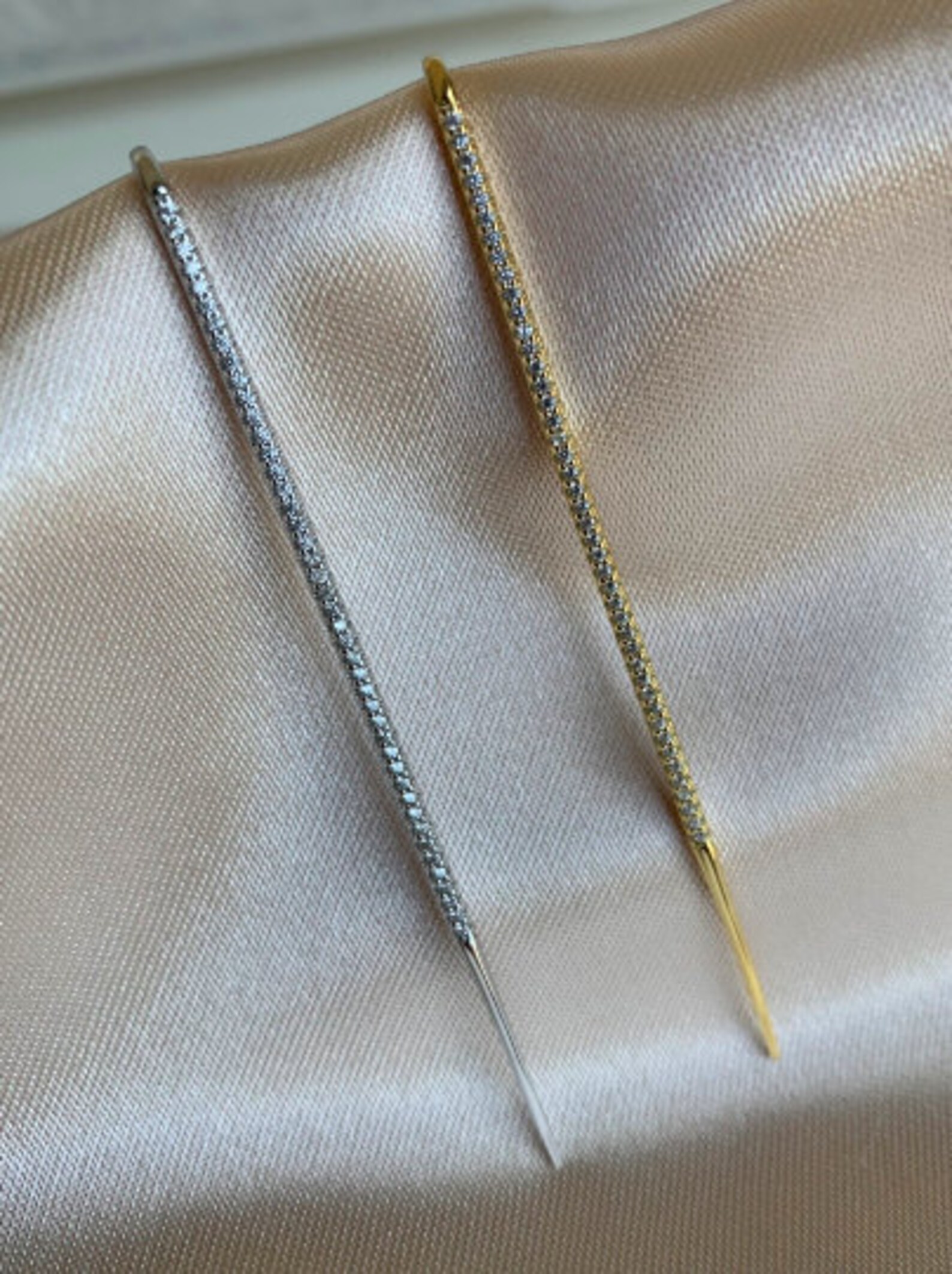 Ear Pin Gold Ear Cuff Gold Ear Climbers Minimalist - Etsy