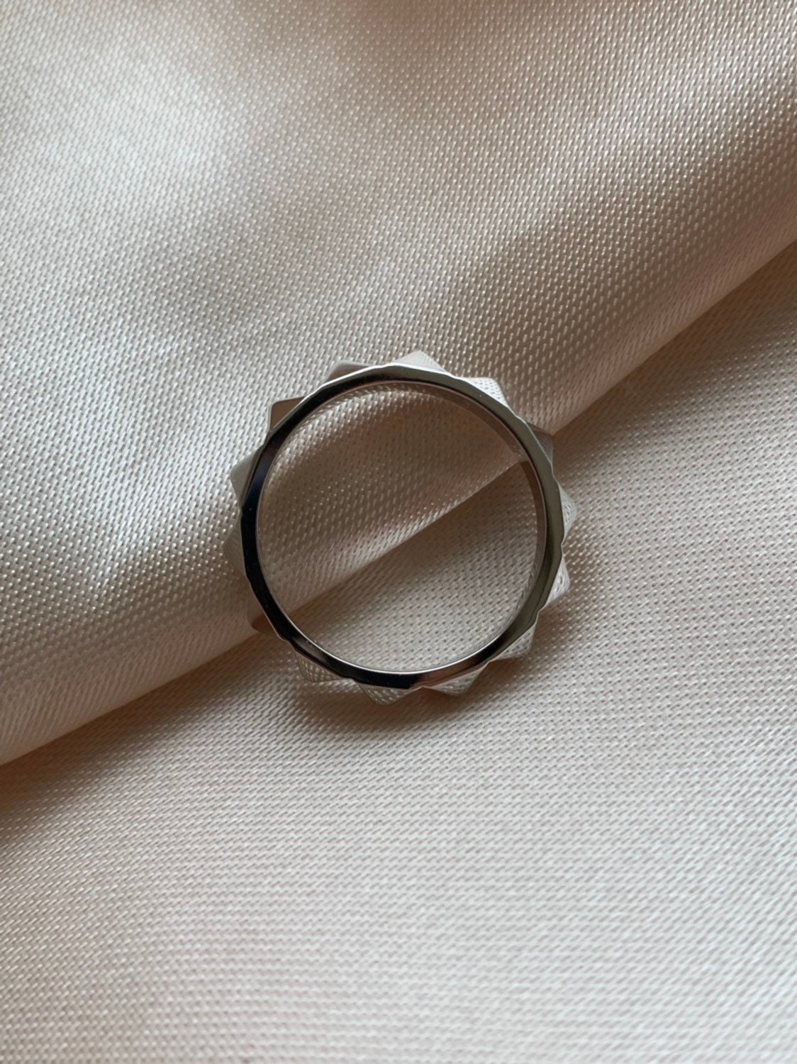 Pyramid Ring Statement Ring Spike Ring Stud Ring | Etsy