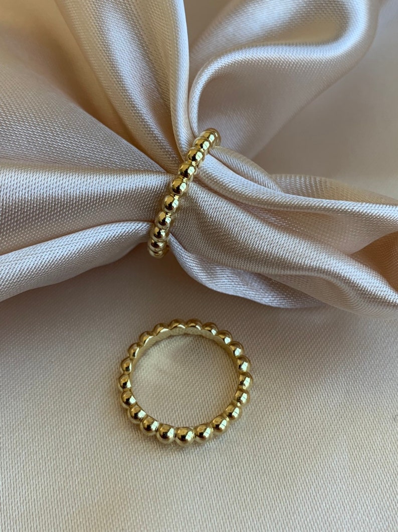 Sterling Silver Bead Ring Bubble Ring Ball Ring Dot Ring - Etsy
