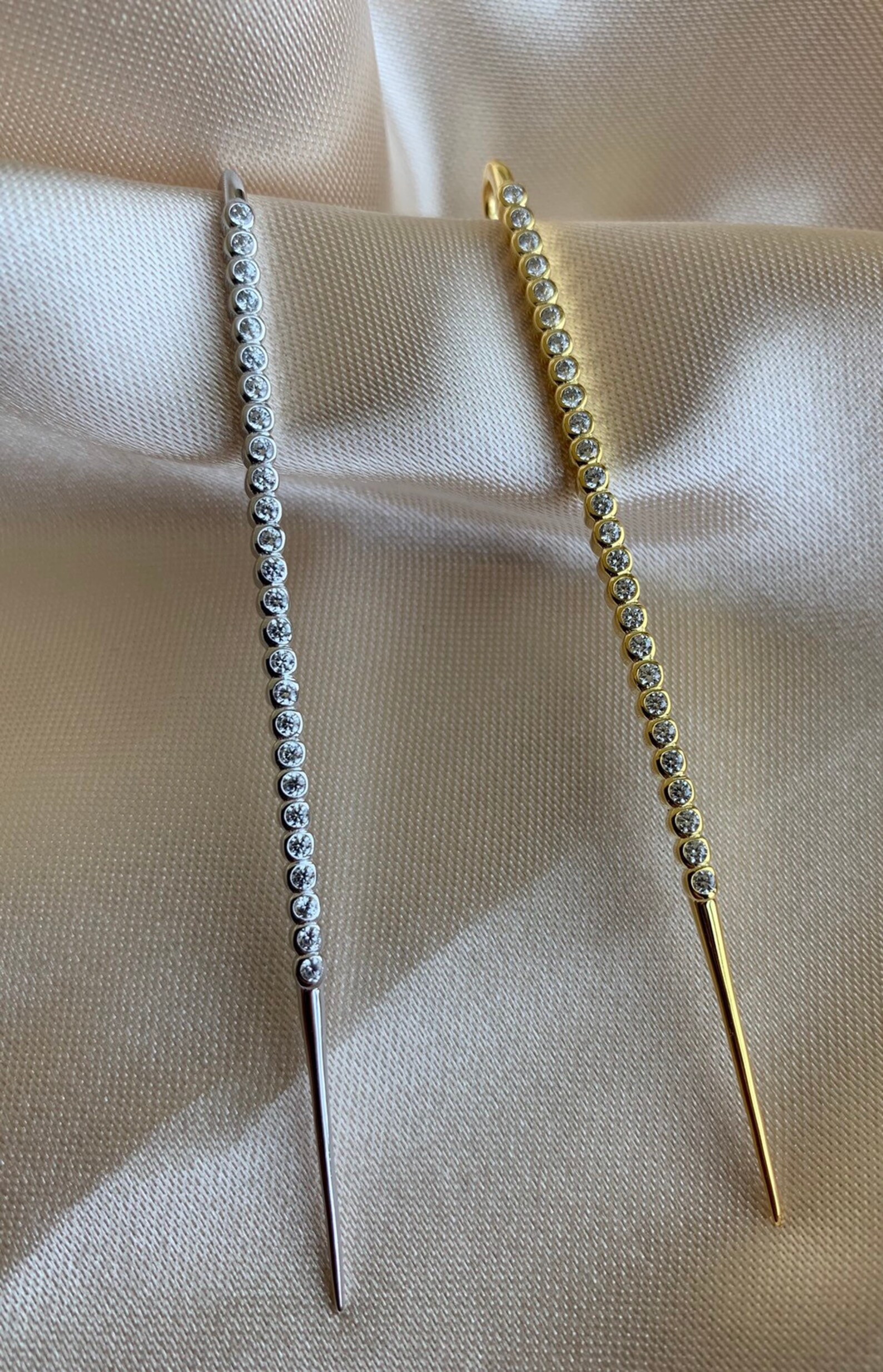 Ear Pin Gold Ear Cuff Gold Ear Climbers Minimalist - Etsy