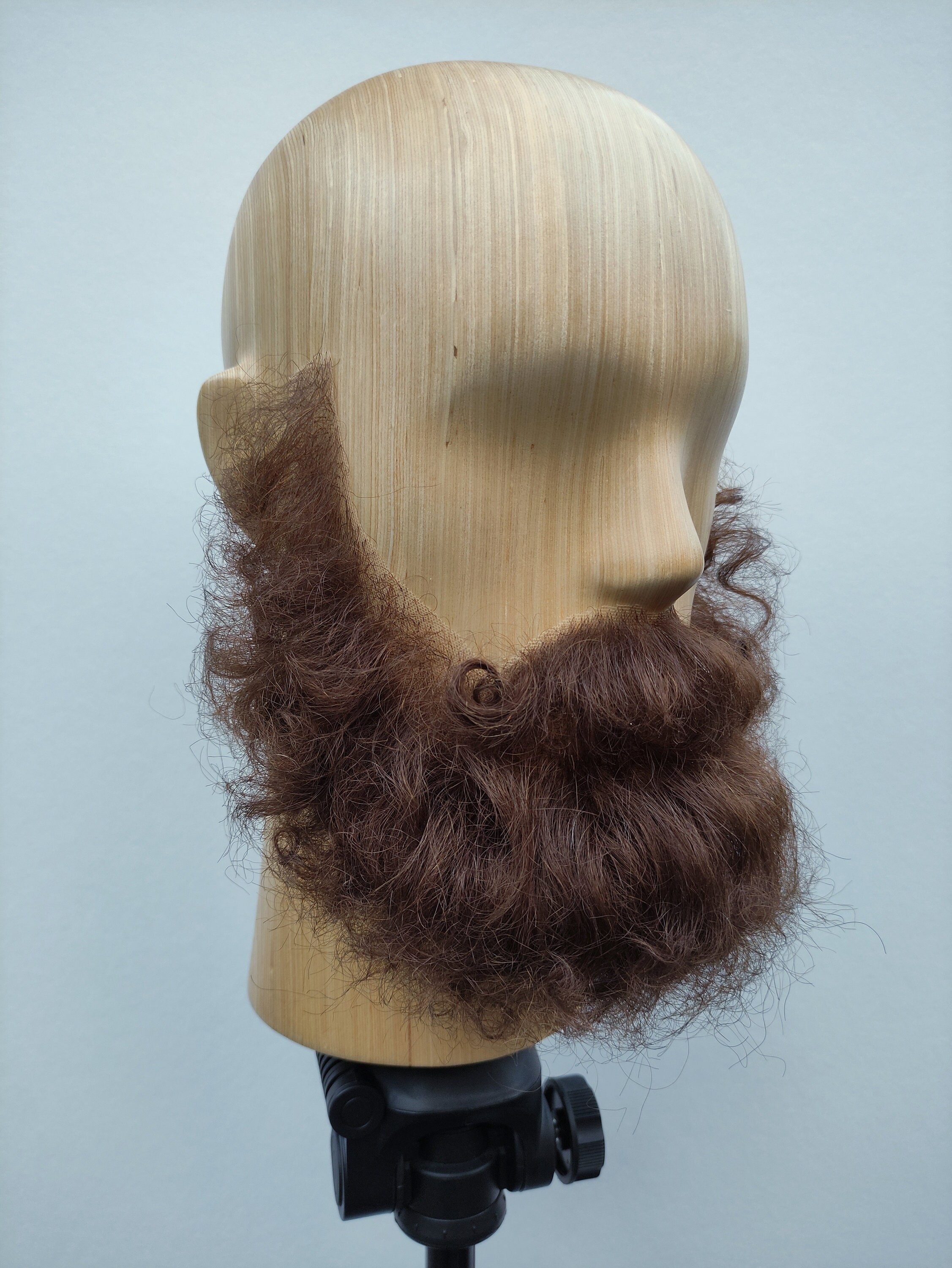 Realistic Fake Beard Kit 100% Real Human Hair Full Handmade - Etsy