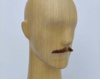 Realistic Fake Moustache, Human Hair, Full Hand Made - Etsy