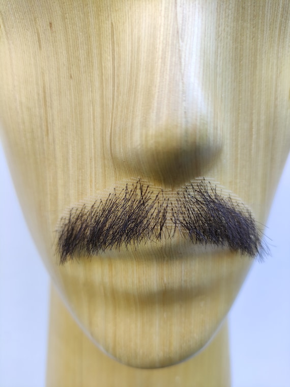 Realistic Fake Moustache Full Hand Made | Etsy India