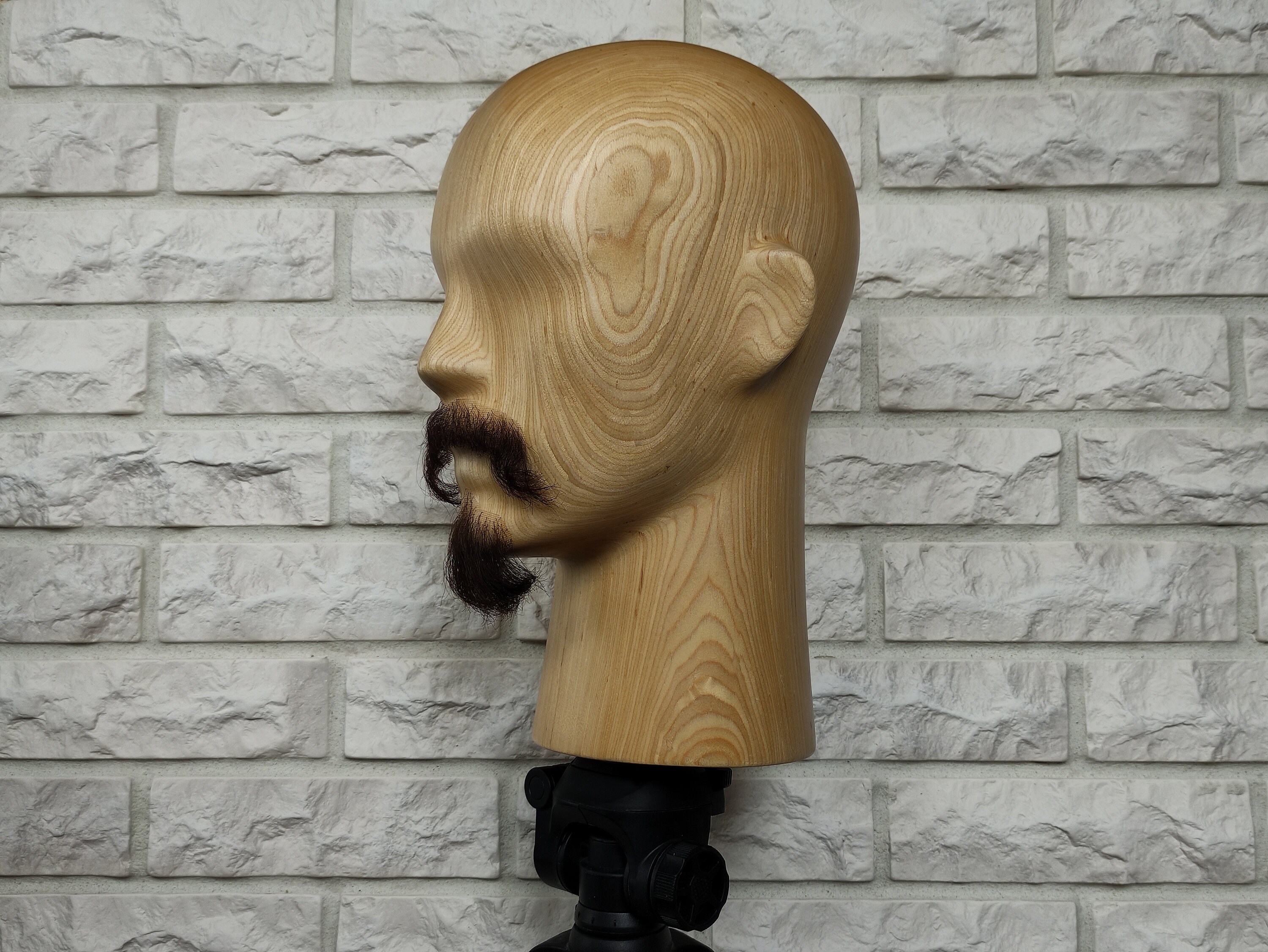 Realistic Fake Beard Kit 100% Real Human Hair Full Handmade - Etsy