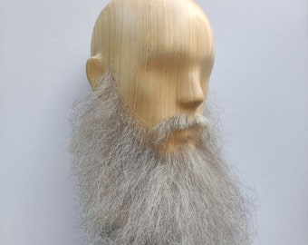 Grey Fake Beard - Etsy