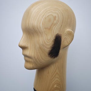 Realistic Fake Sideburns Kit 100% Real Human Hair Full Handmade - Etsy