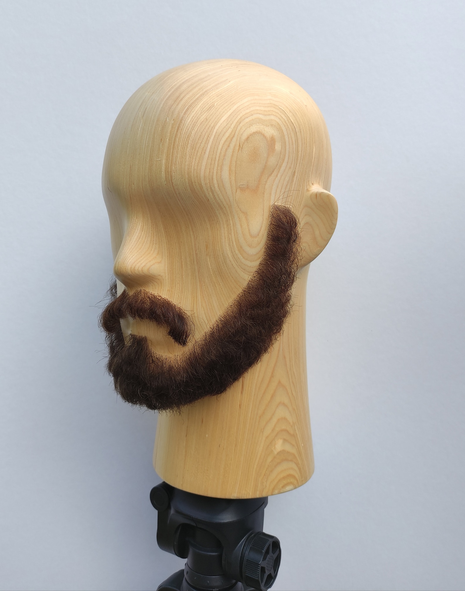 Realistic Fake Beard Kit 100% Real Human Hair Full Handmade - Etsy