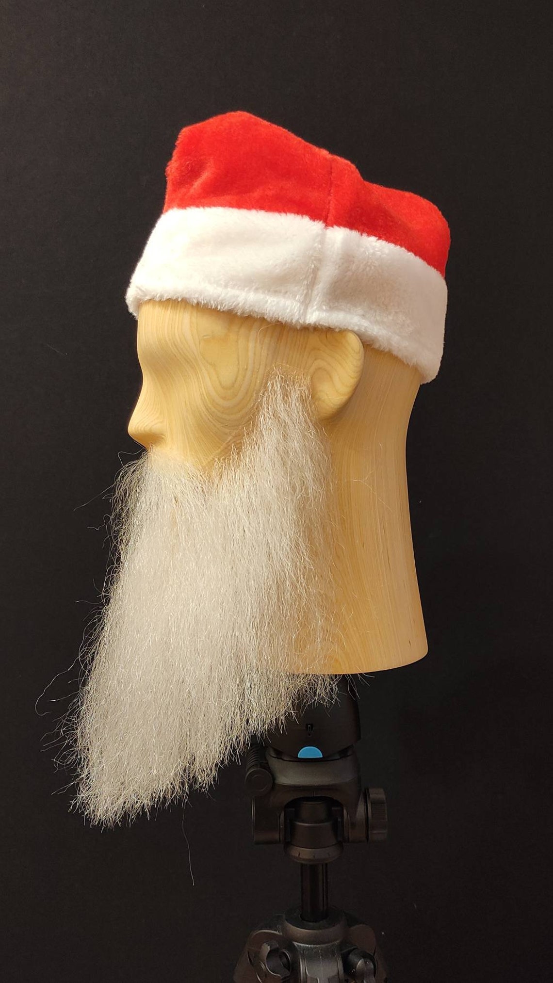 Realistic Fake Santa's beard Kit 100% Natural Yak Hair | Etsy