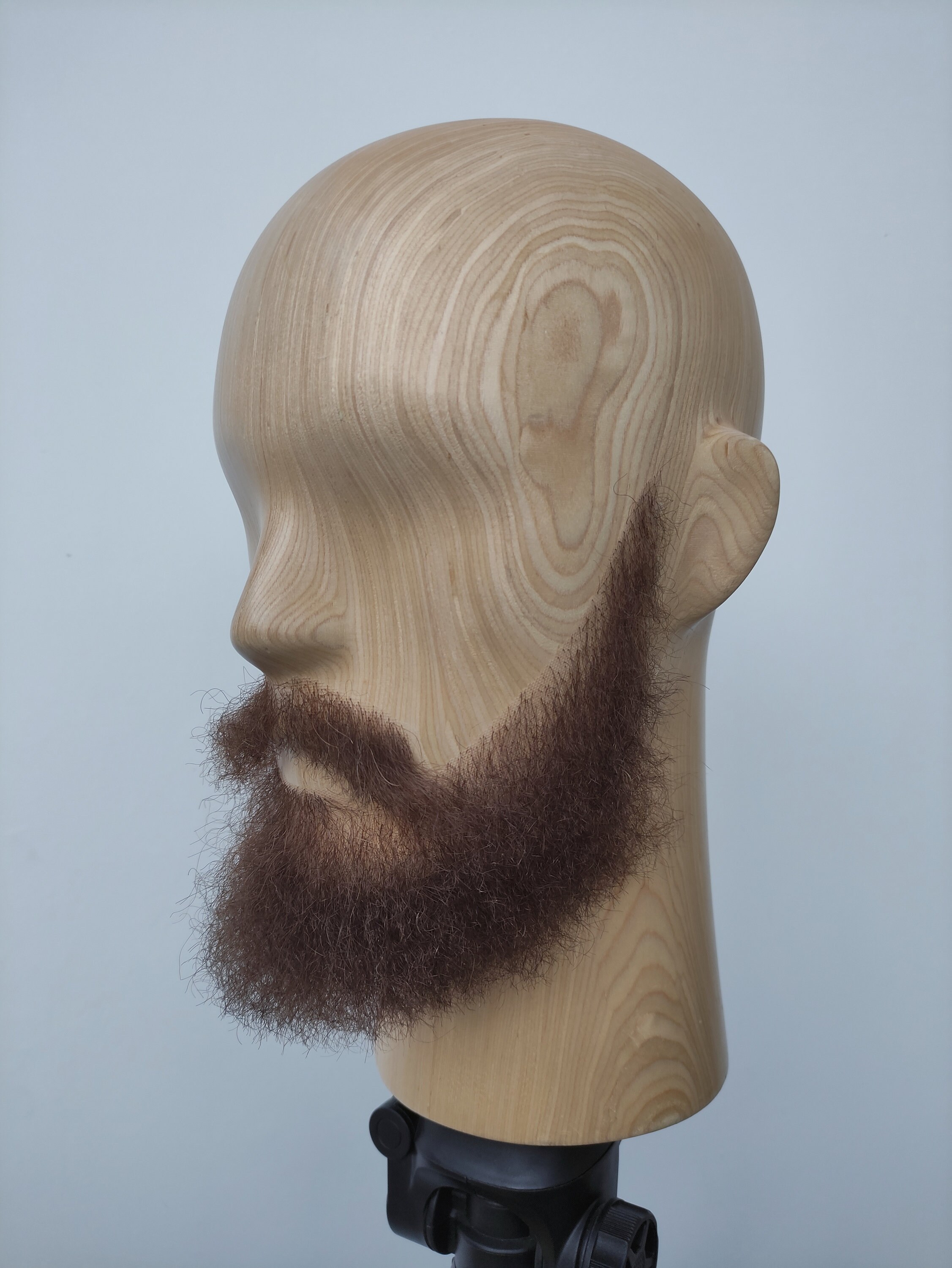 Realistic Fake Beard Kit 100% Real Human Hair Full Handmade - Etsy