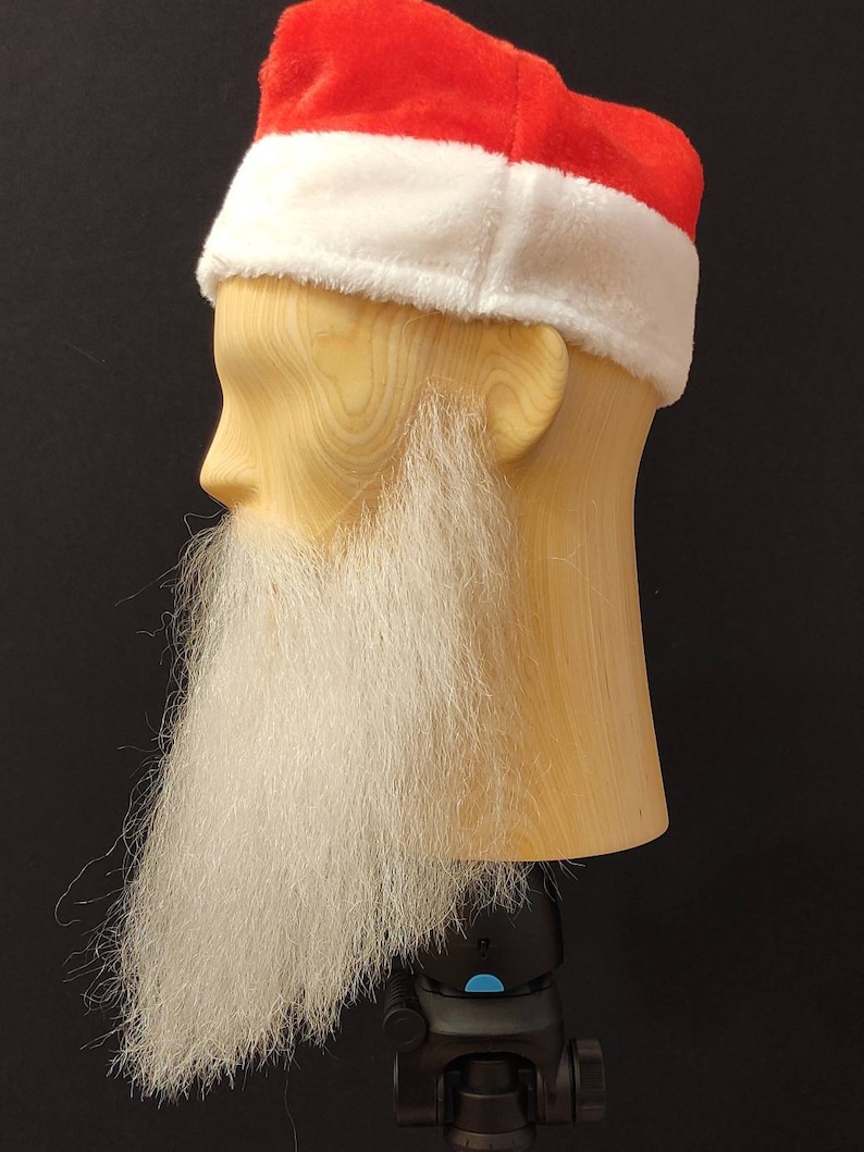Realistic Fake Santa's Beard Kit 100% Natural Yak Hair Full Handmade - Etsy