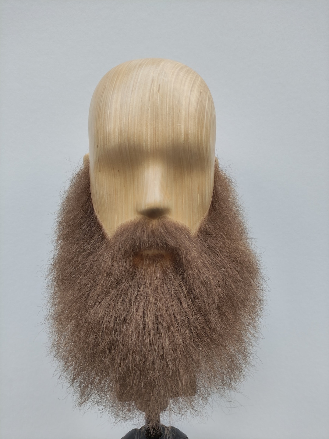 Realistic Fake Beard Kit 100% Real Human Hair Full Handmade - Etsy