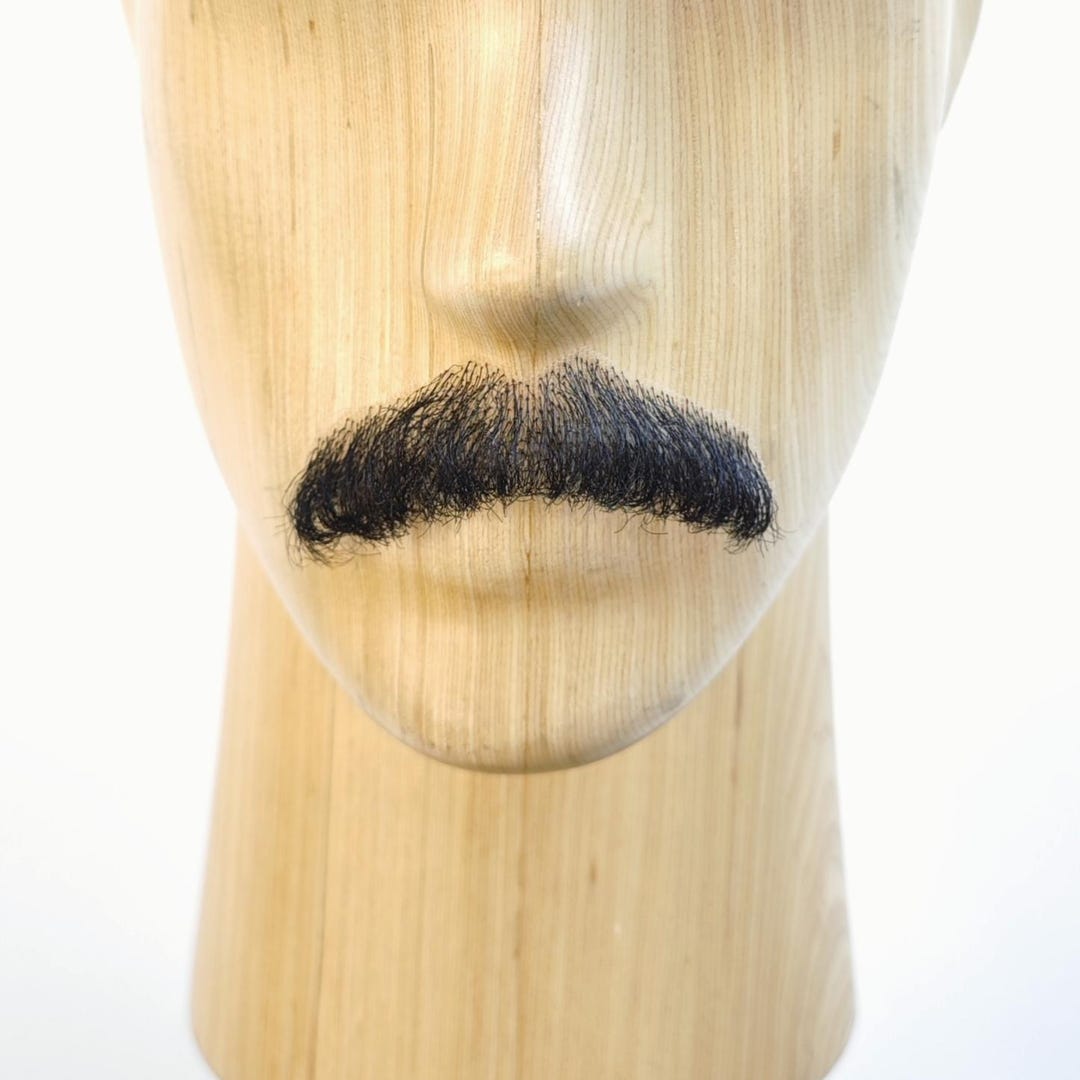 Realistic Fake Moustache, Human Hair, Full Hand Made - Etsy