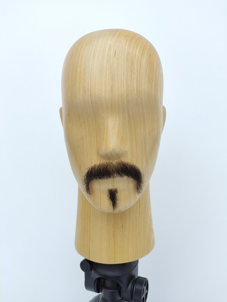 Realistic Fake Black Moustache Full Hand Made Length 8 Cm - Etsy