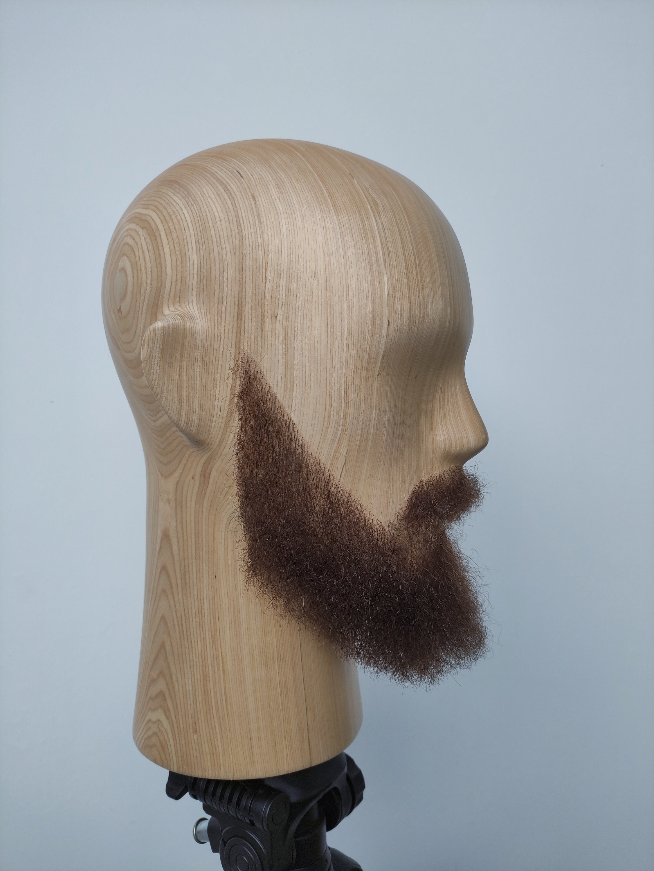 Realistic Fake Beard Kit 100% Real Human Hair Full Handmade - Etsy