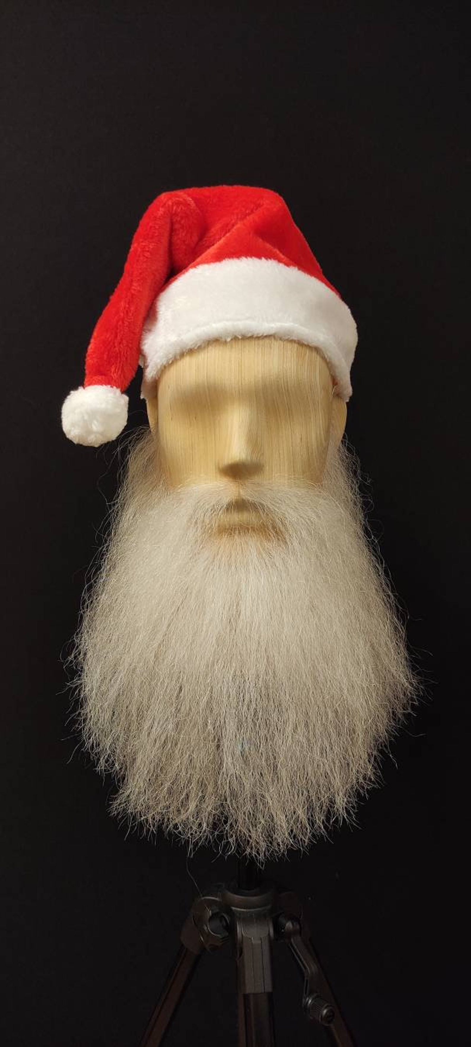 Realistic Fake Santa's beard Kit 100% Natural Yak Hair | Etsy
