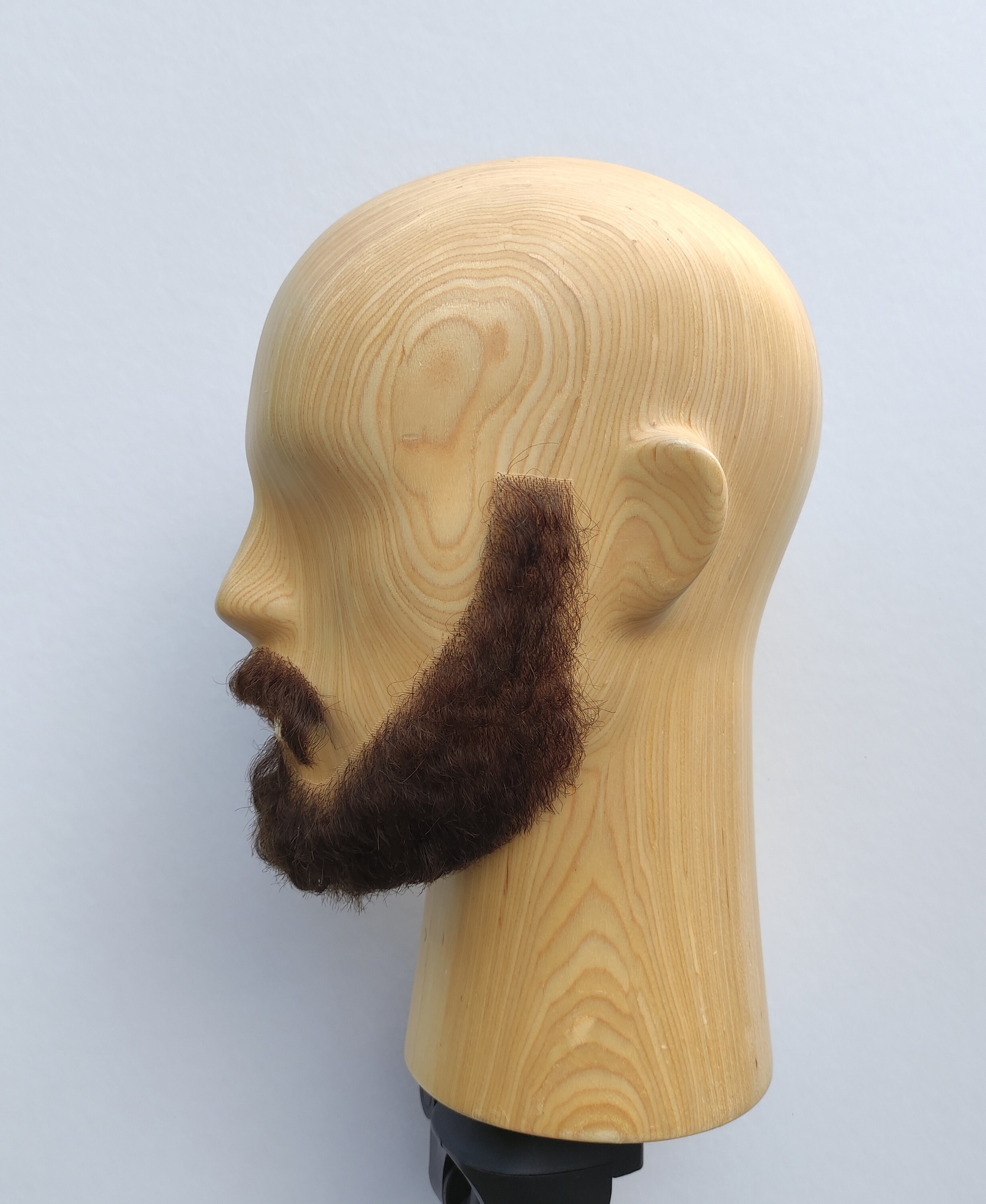 Realistic Fake Beard Kit 100% Real Human Hair Full Handmade - Etsy