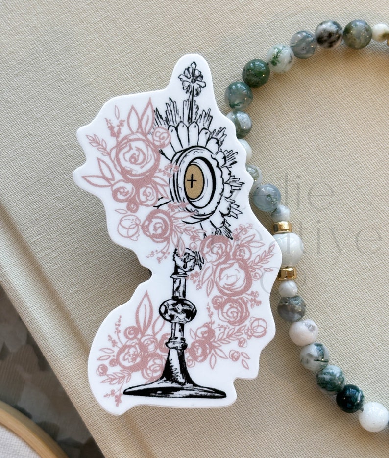 Floral & Feminine Monstrance, Blessed Sacrament, Holy Communion ...