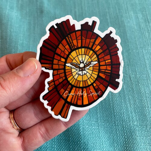 Holy Spirit Pentecost Flame Catholic Sticker Vinyl - Etsy