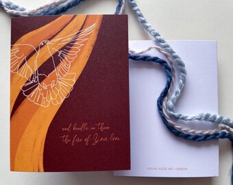 Gifts of Holy Spirit Original Art, Christian Catholic Greeting Card ...