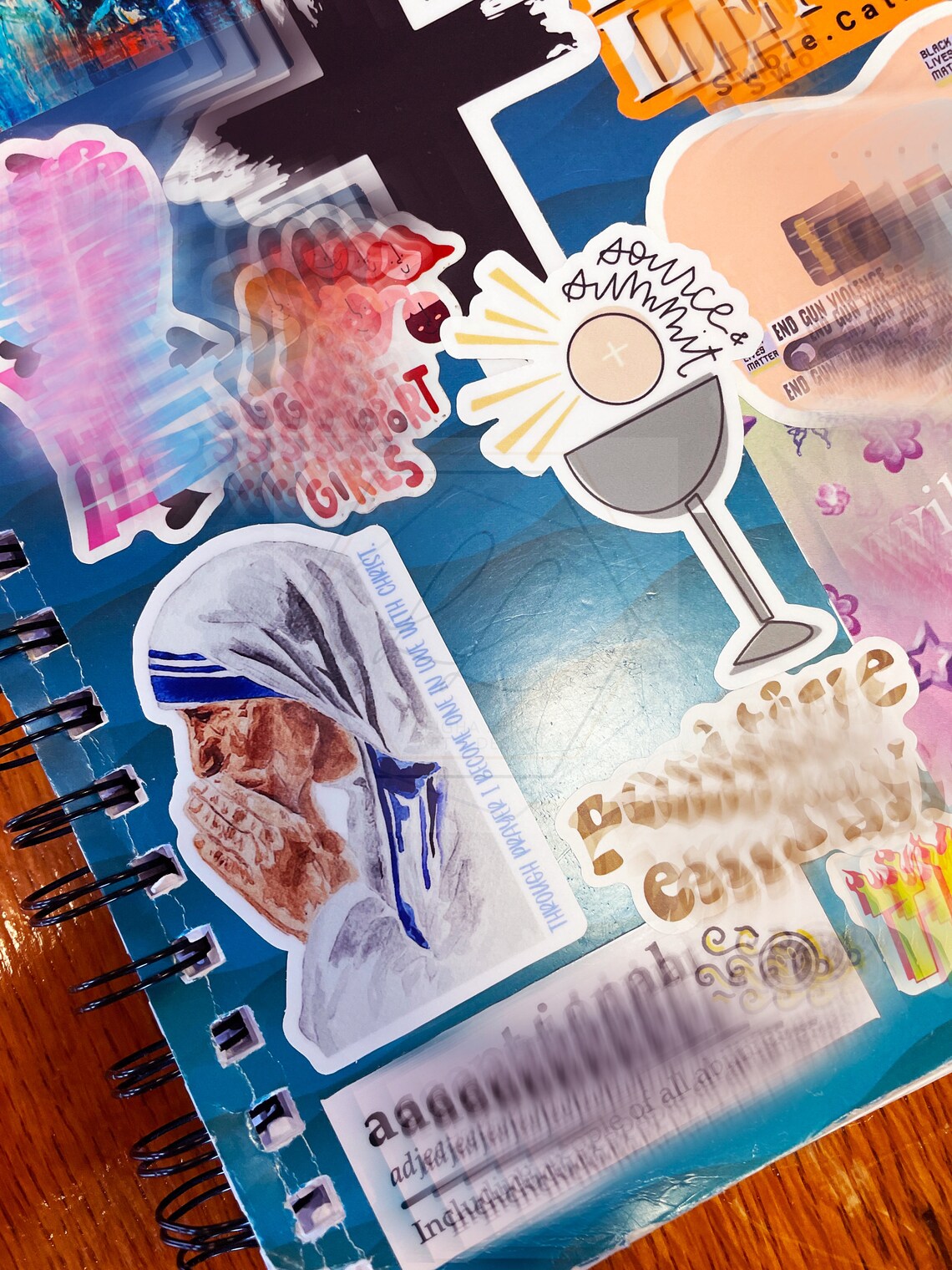 Catholic Vinyl Sticker and Print Source and Summit - Etsy