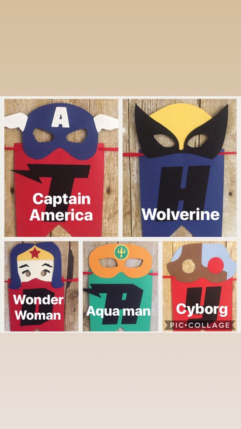 Superhero banner/Marvel banner/Marvel comics/DC | Etsy