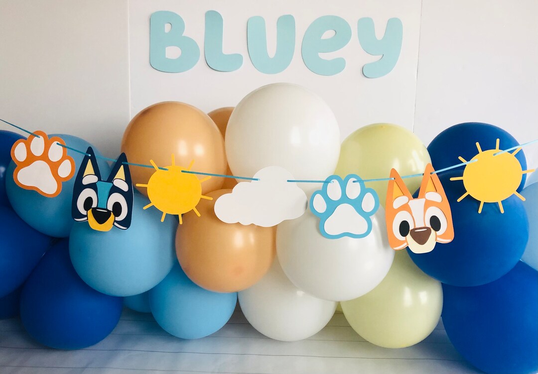Buy Bluey Garland/bluey Banner/bluey Birthday Banner/bluey Birthday ...