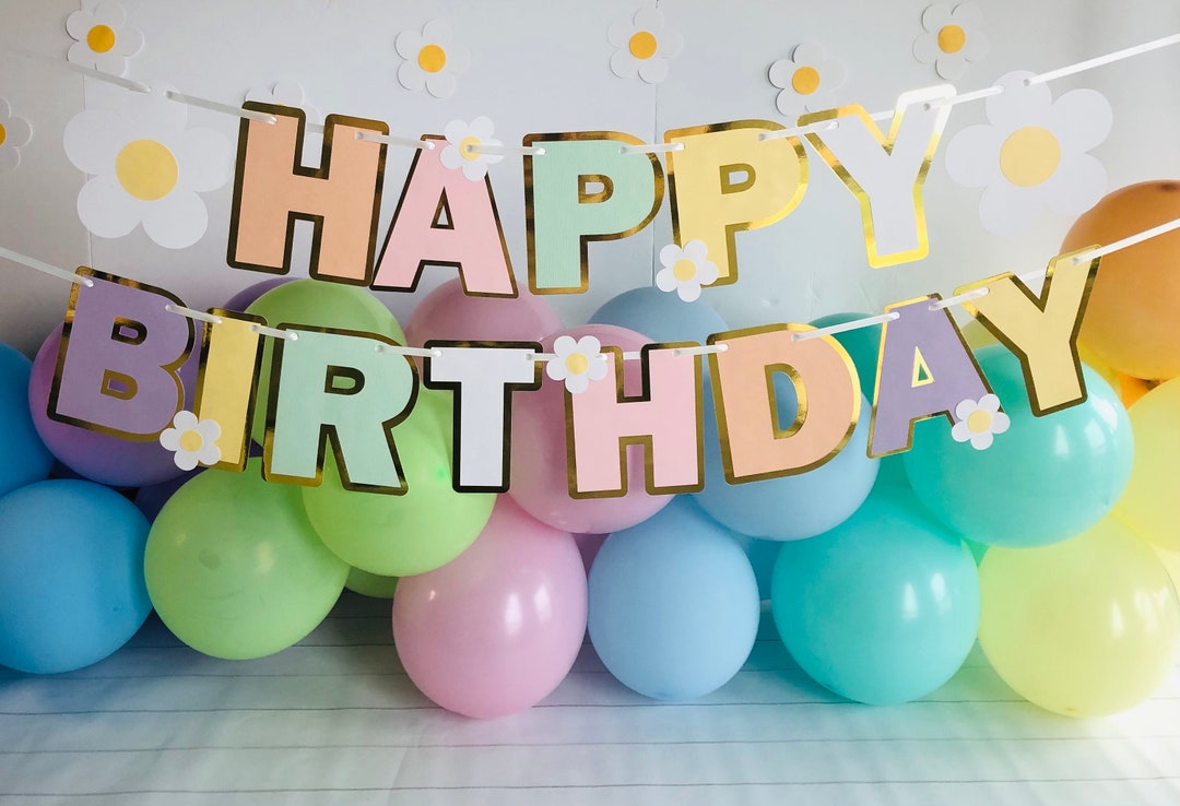 Groovy Happy Birthday Banner/two Groovy Birthday/one Groovy Birthday ...