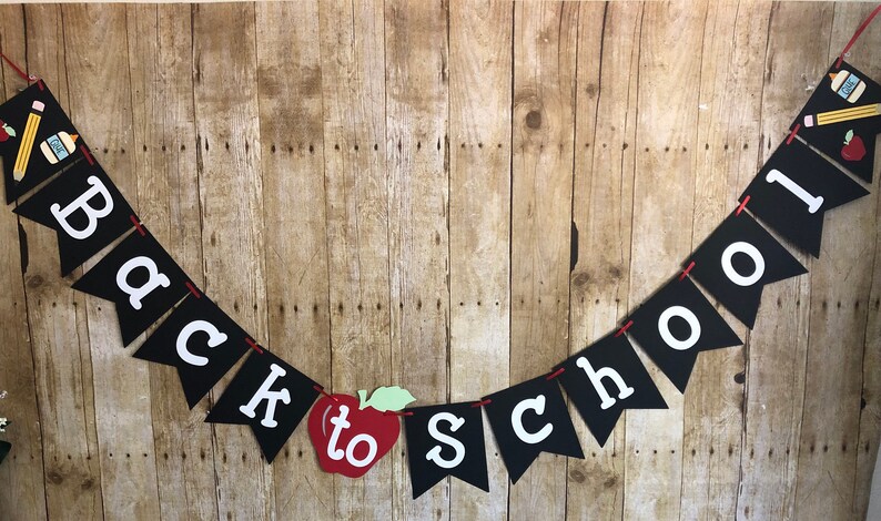 Back to school banner/Classroom banner/Classroom decor/Back to | Etsy
