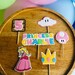 Princess Peach Cupcake Toppers/princess Peach Birthday/super Mario ...