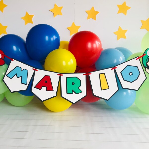 Mario Party Banner - Etsy