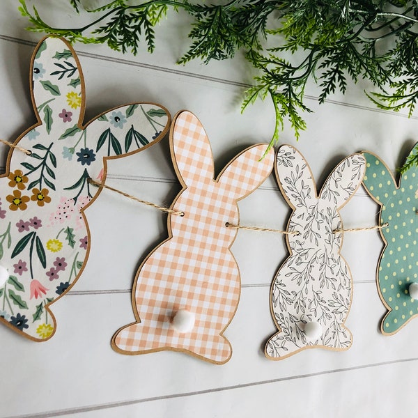 Bunny Banner - Etsy