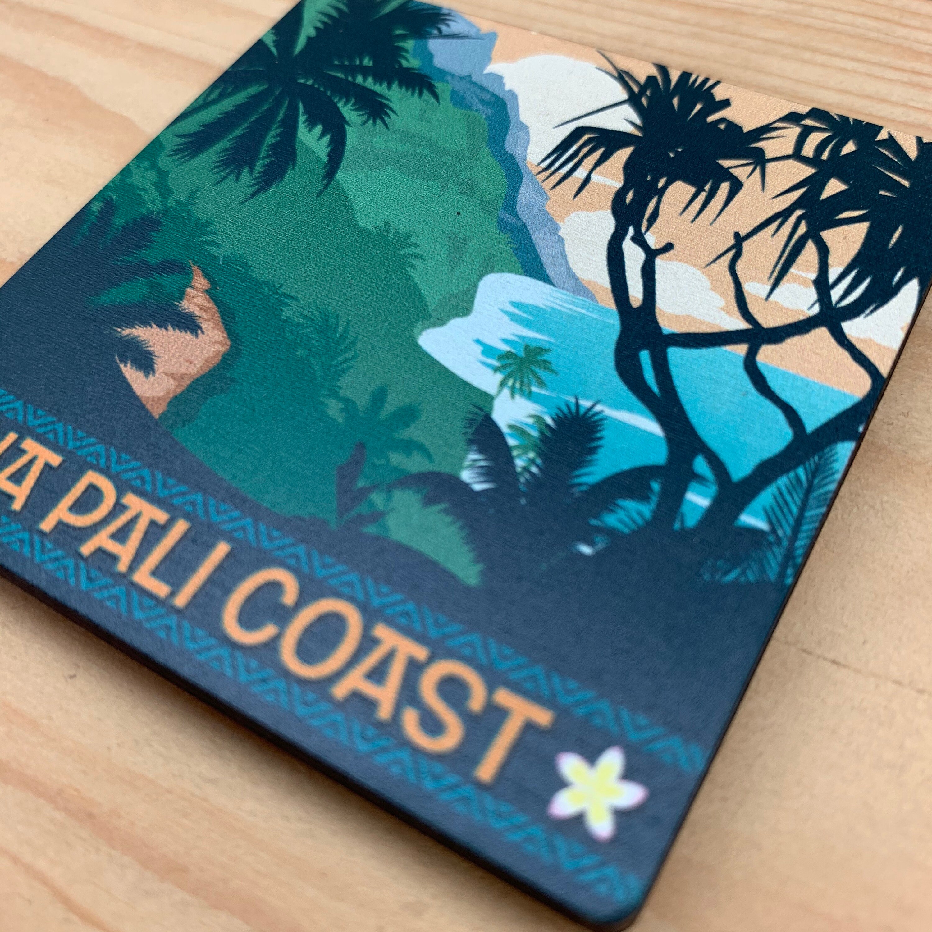 Kauai Fridge Magnet Assortment Set of Four Hawaii Magnets | Etsy