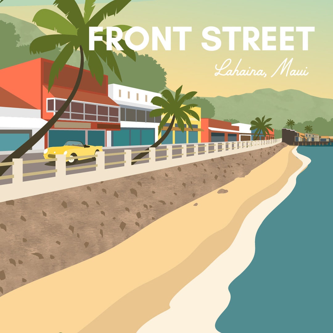 Lahaina Maui Fridge Magnet, Single Hawaii Magnet, Beach Decor, Hawaii ...