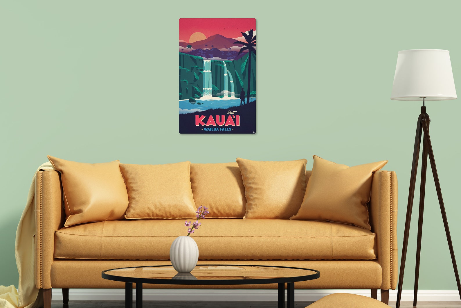 Kauai Metal Sign by Alex Asfour Aluminum Kauai Sign - Etsy