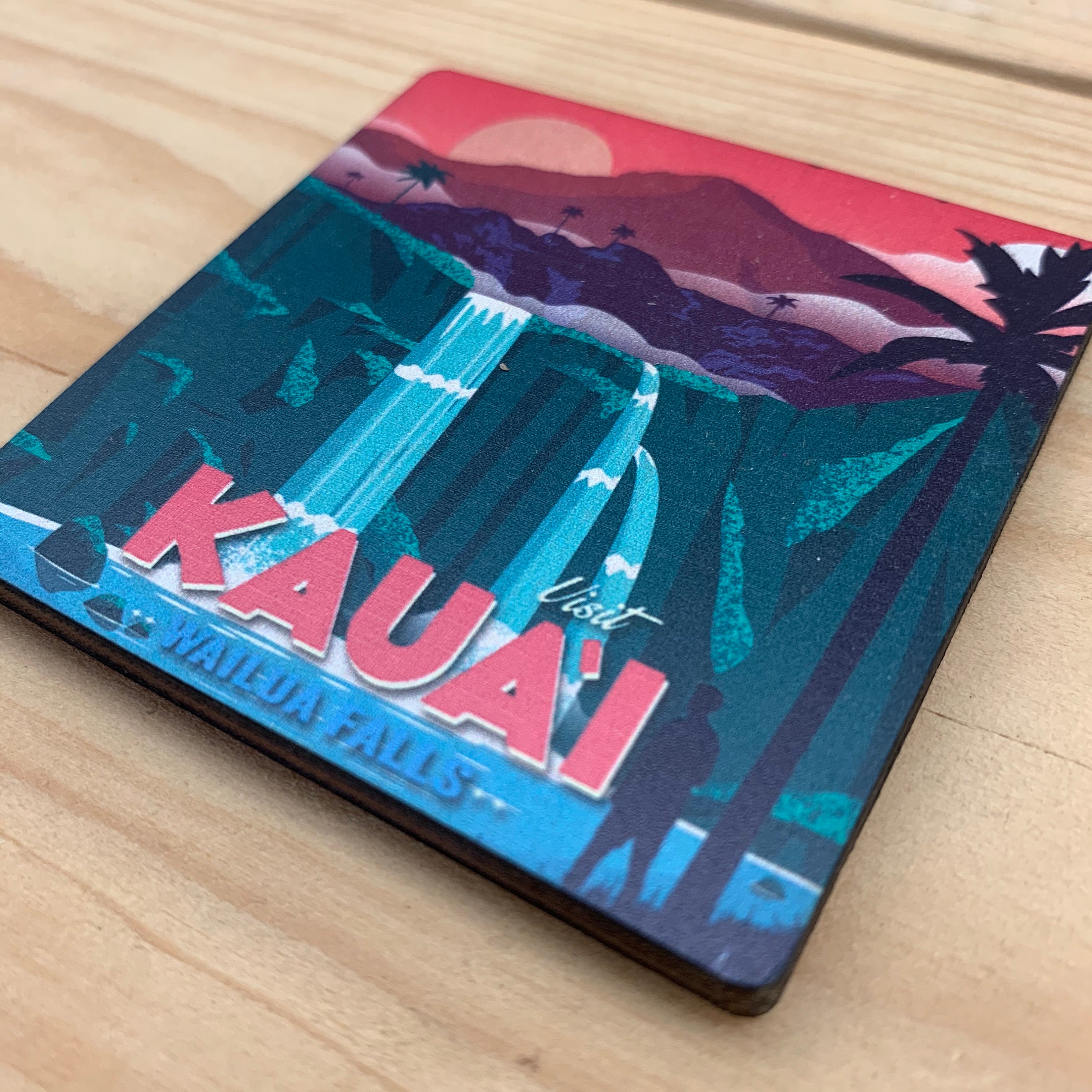 Kauai Fridge Magnet Assortment Set of Four Hawaii Magnets | Etsy