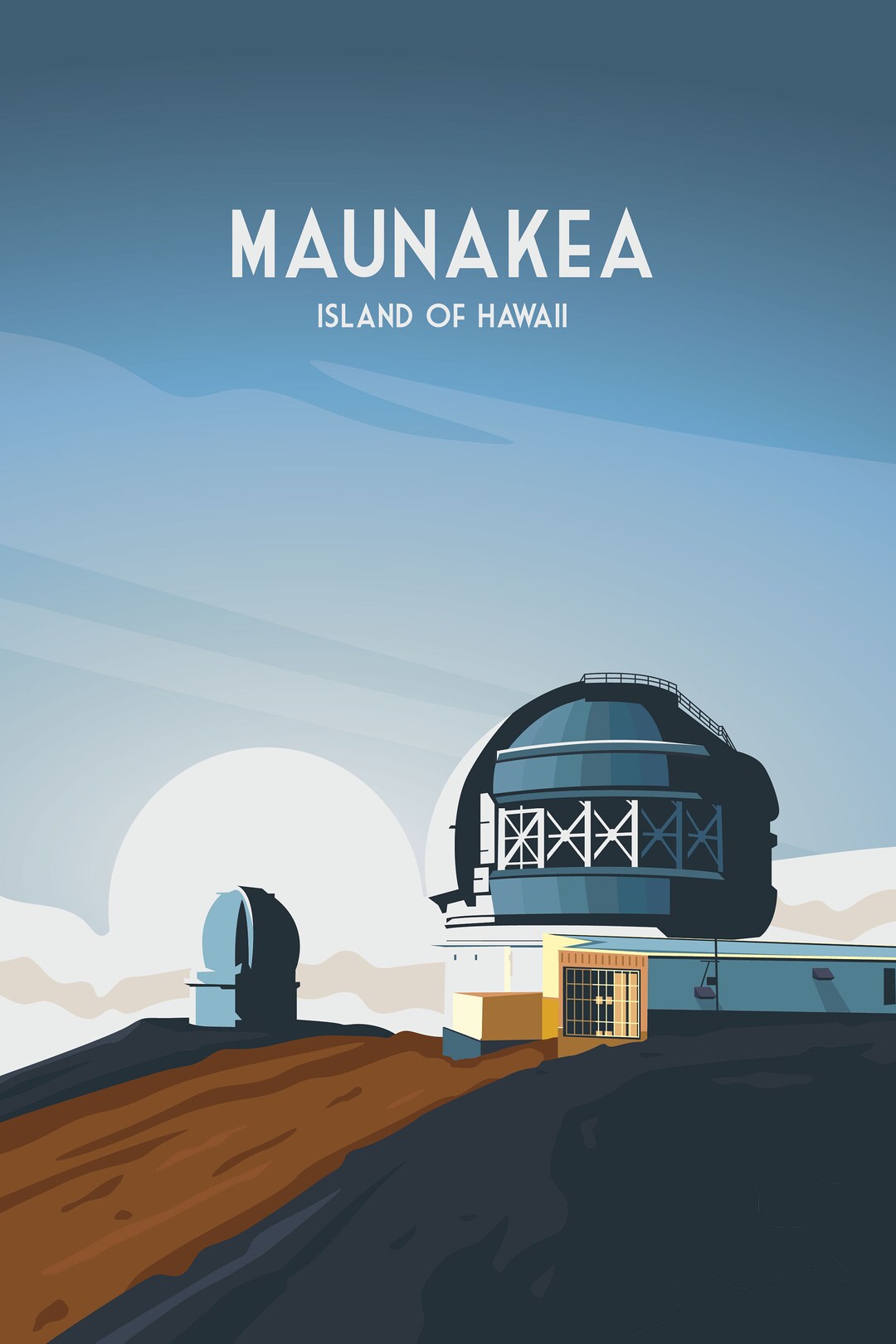 Maunakea Obsevatory Metal Sign, Hawaii Wall Art, Big Island Hawaii Art ...