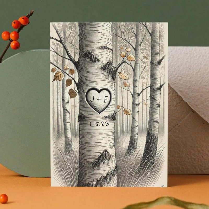 Handmade Tree Cards - Etsy