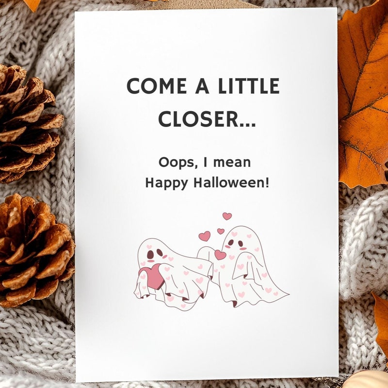 Funny Halloween Card - Etsy